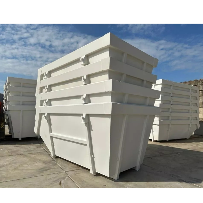 Skip container for construction waste 9 cbm DIN 30720-1 CE conform