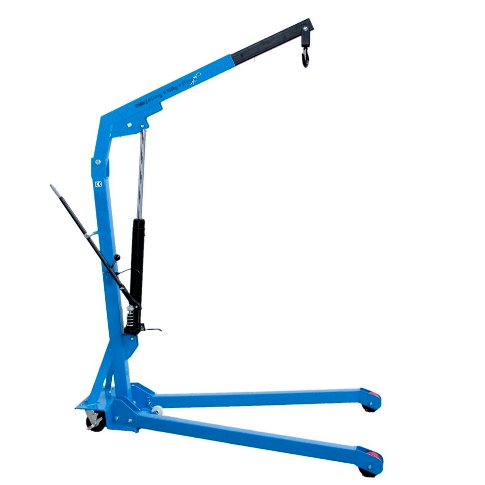 Workshop Crane Hydraulic Crane Lifting Up To 1000Kg On Wheels