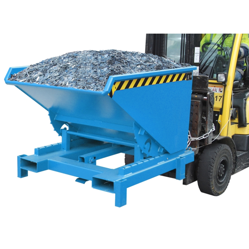 Heavy Duty Skip Container for forklift load up to 4000Kg Volume 2100L