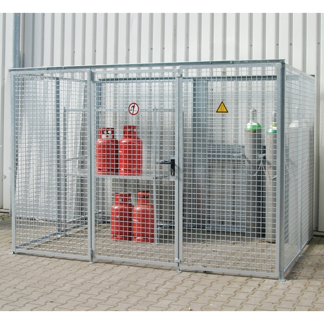 Galvanized Gas Cylinder Storage Containers Type GFC-M | Salesbridges