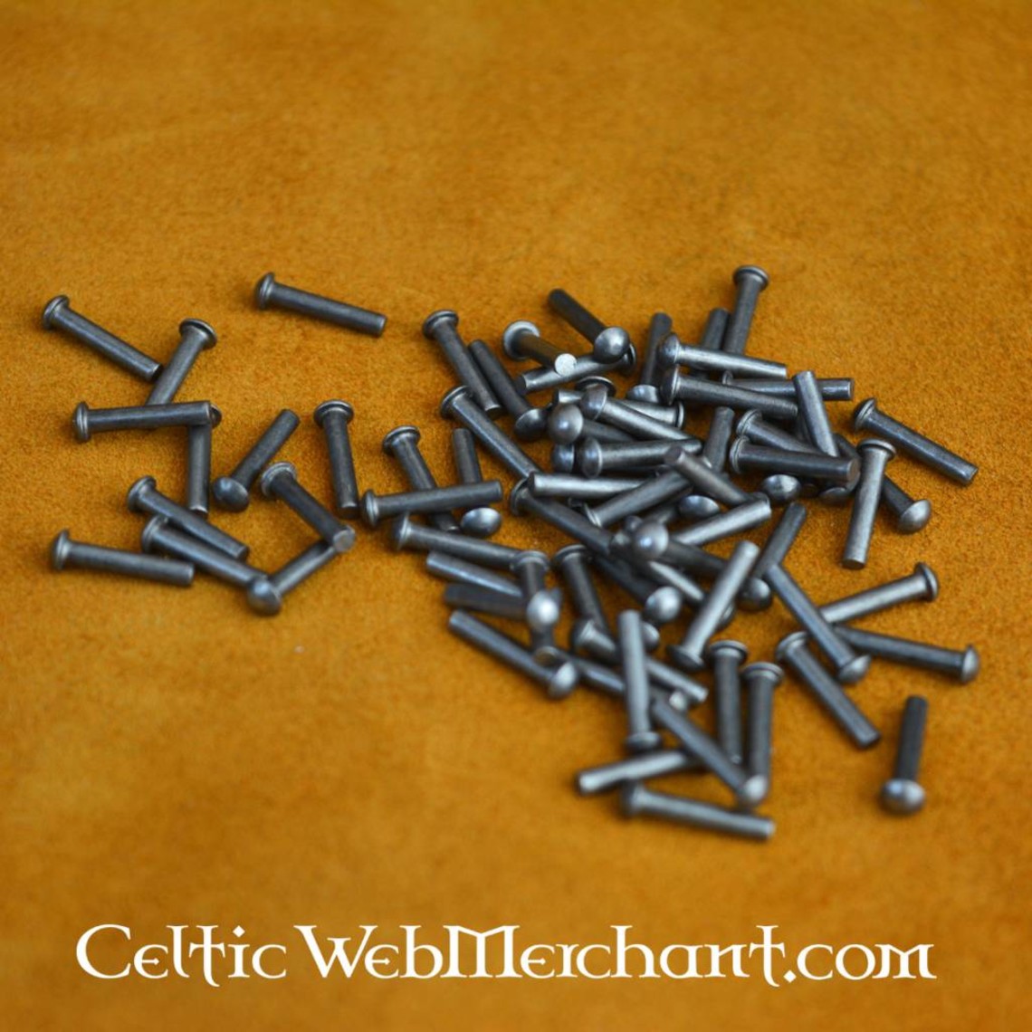 100 steel rivets 10 mm - CelticWebMerchant.com