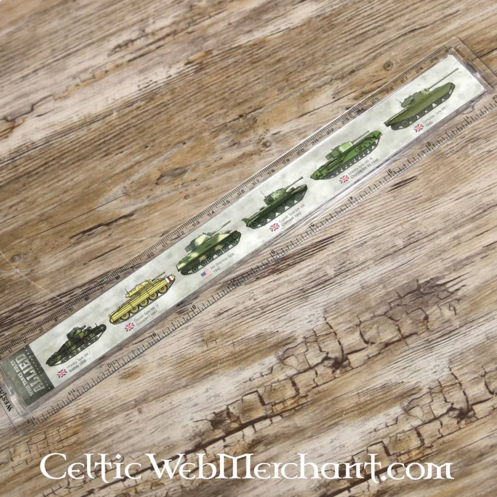 Ruler WWII Panzer - CelticWebMerchant.com