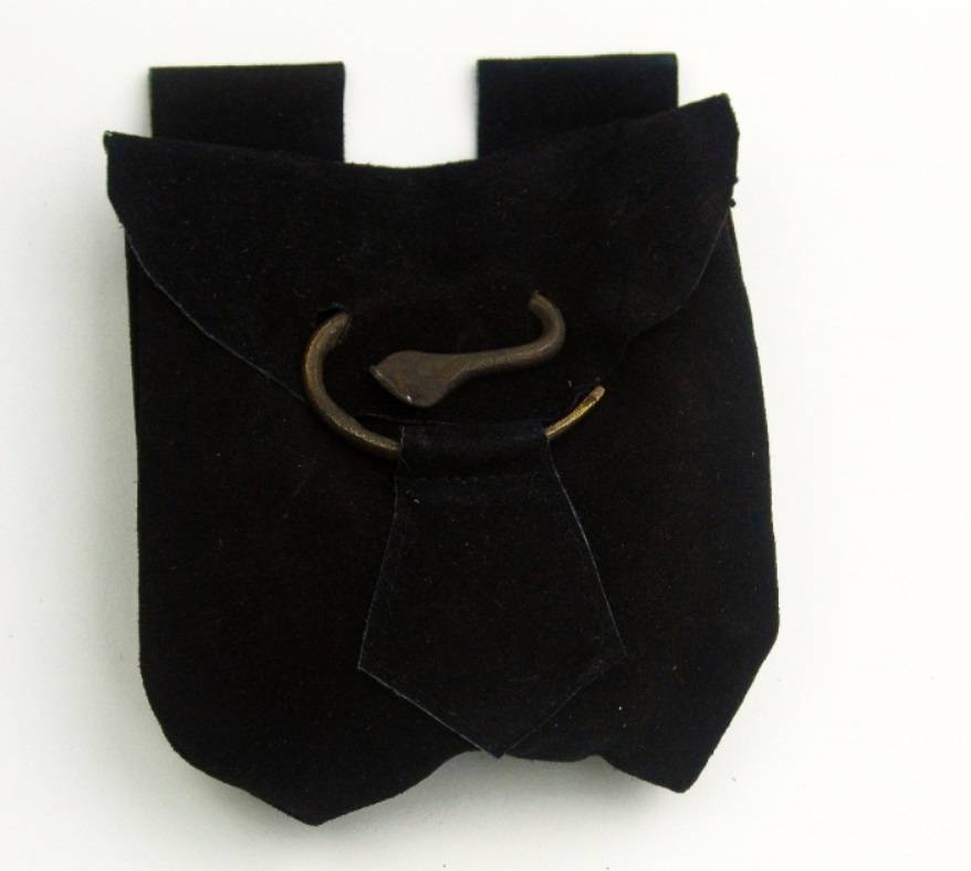 Spirala worka z taśmą, czarna - CelticWebMerchant.com