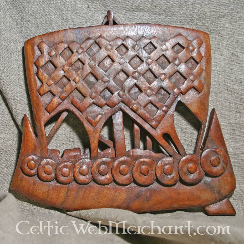Wooden Viking ship - CelticWebMerchant.com