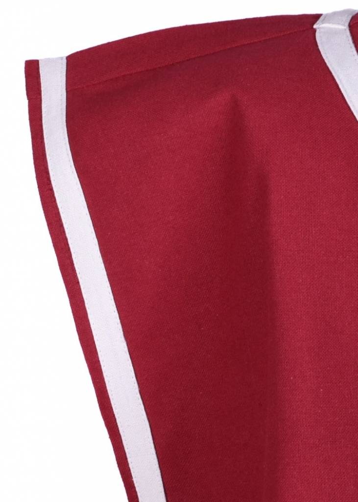 Medieval surcoat Rodrick, red-natural - CelticWebMerchant.com