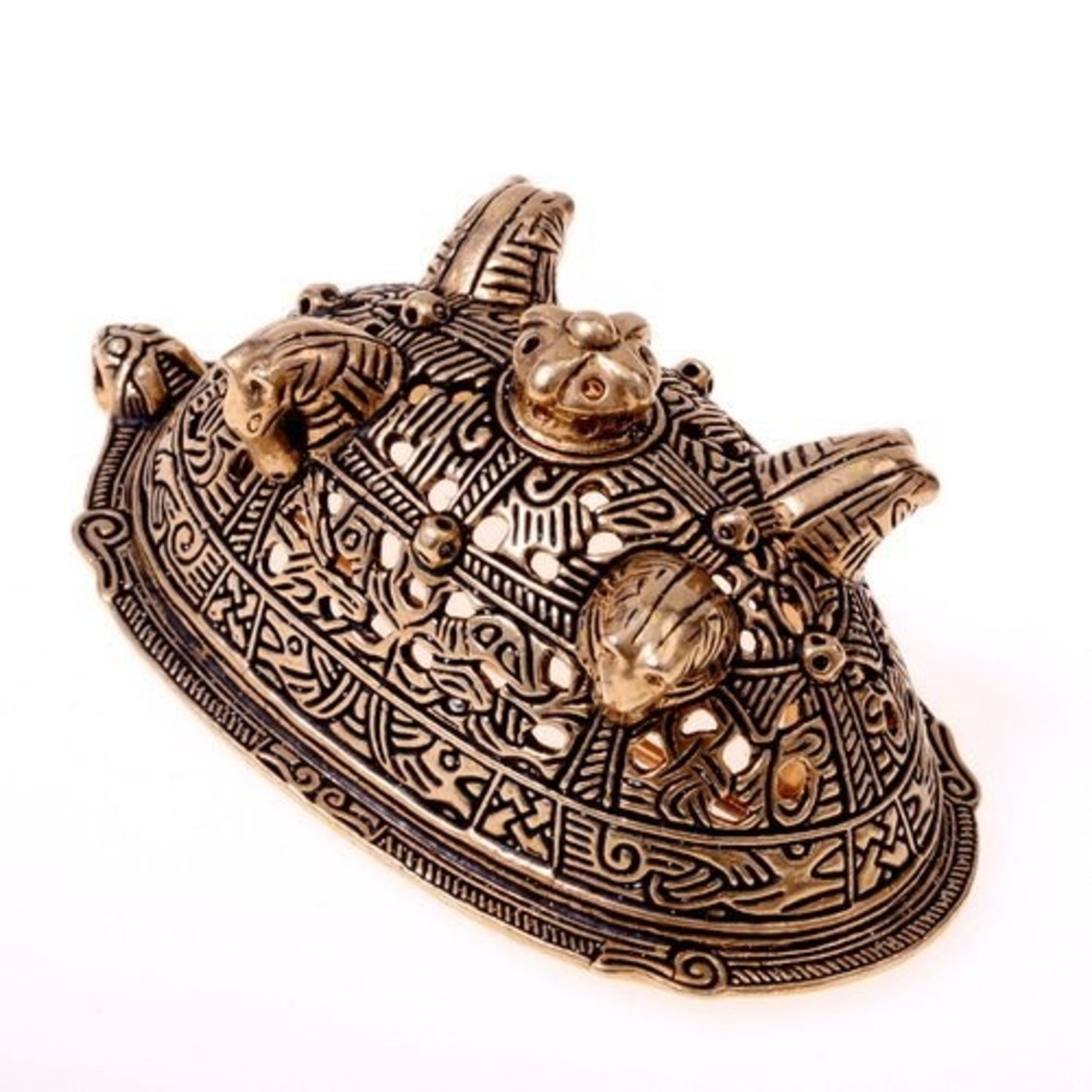Viking turtle brooch Birka, grave 860 - CelticWebMerchant.com