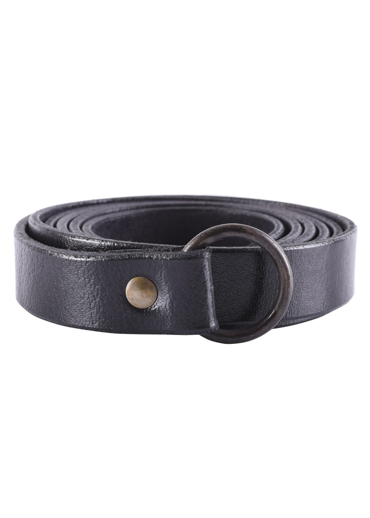 Ring belt 160 cm, black - CelticWebMerchant.com