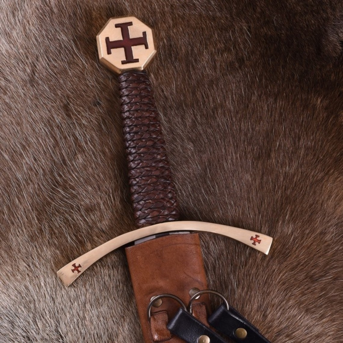Templar sword Hughes de Payens - CelticWebMerchant.com