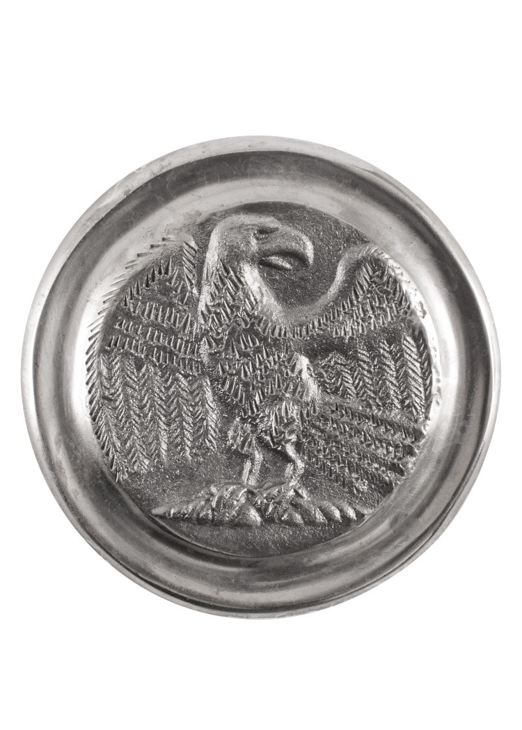 Roman phalera eagle silver color - CelticWebMerchant.com