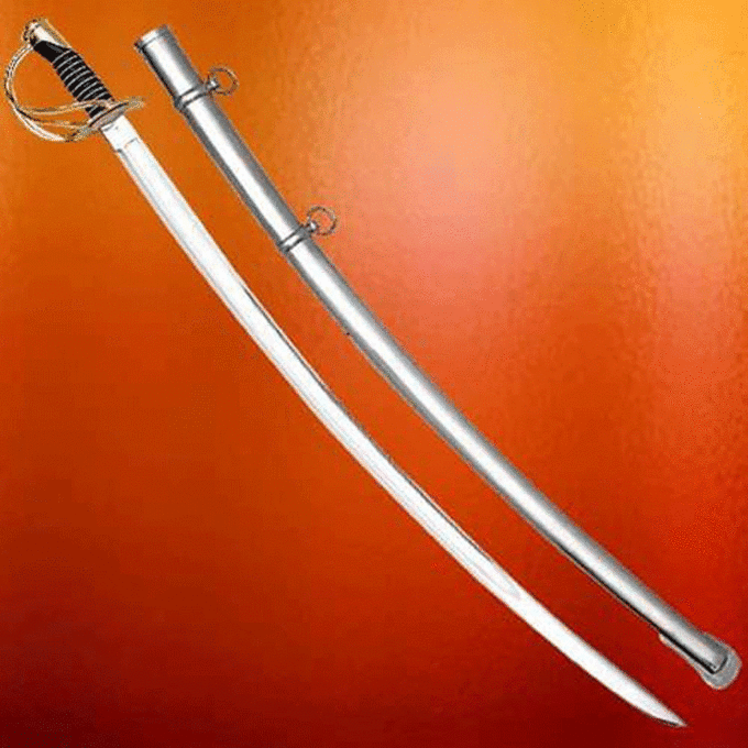 1840 US Army cavalry saber with scabbard - CelticWebMerchant.com
