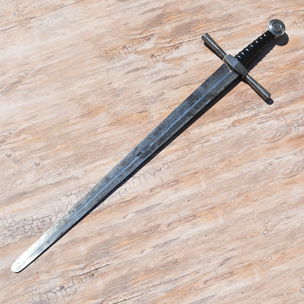 Medieval training sword old - CelticWebMerchant.com