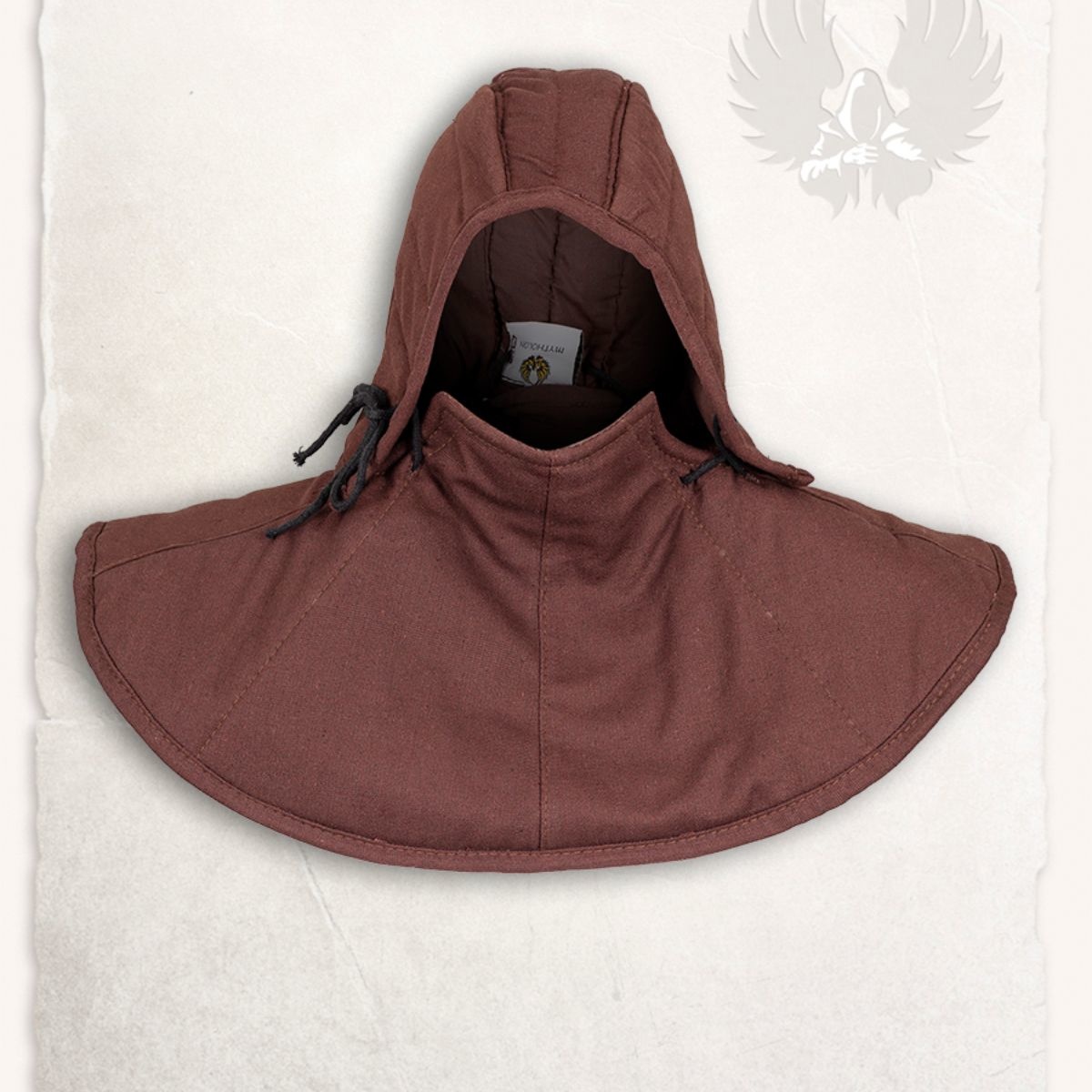 Mytholon Gambeson hood and collar Aulber brown - CelticWebMerchant.com
