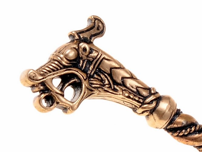 Viking torque Haithabu, bronze - CelticWebMerchant.com