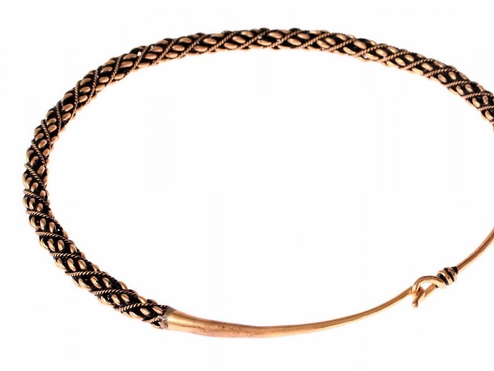Viking torque Sweden, bronze - CelticWebMerchant.com
