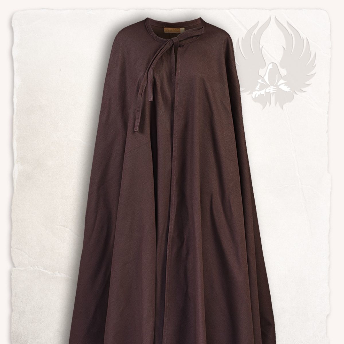 Mantello medievale Rudolf, Brown - CelticWebMerchant.com