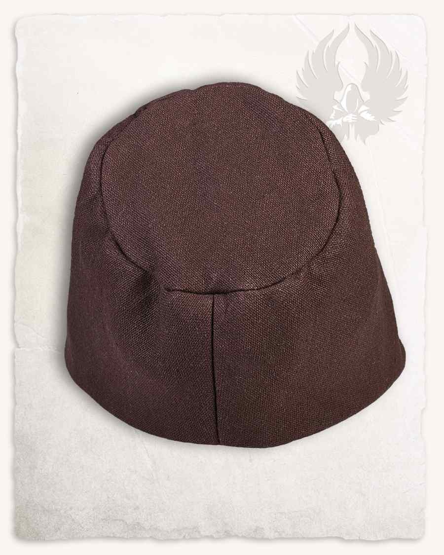 Cappello rinascimentale, marrone, tela - CelticWebMerchant.com