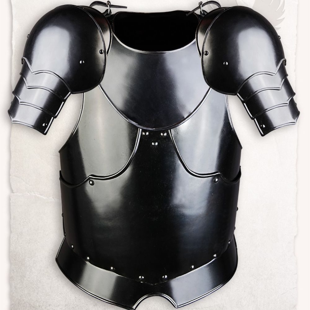Half armor Gustav, black - CelticWebMerchant.com