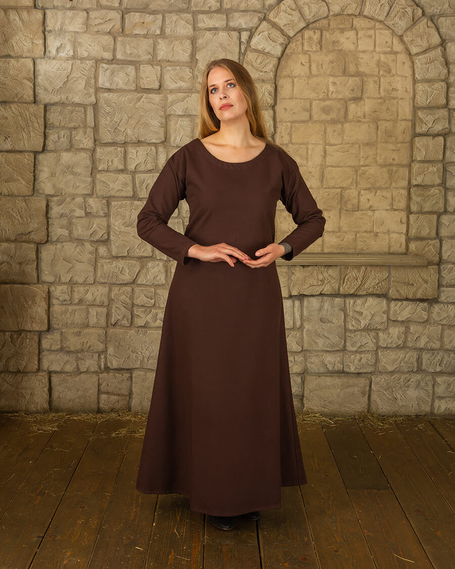 Mytholon robe Viking Lenora, brun - CelticWebMerchant.com