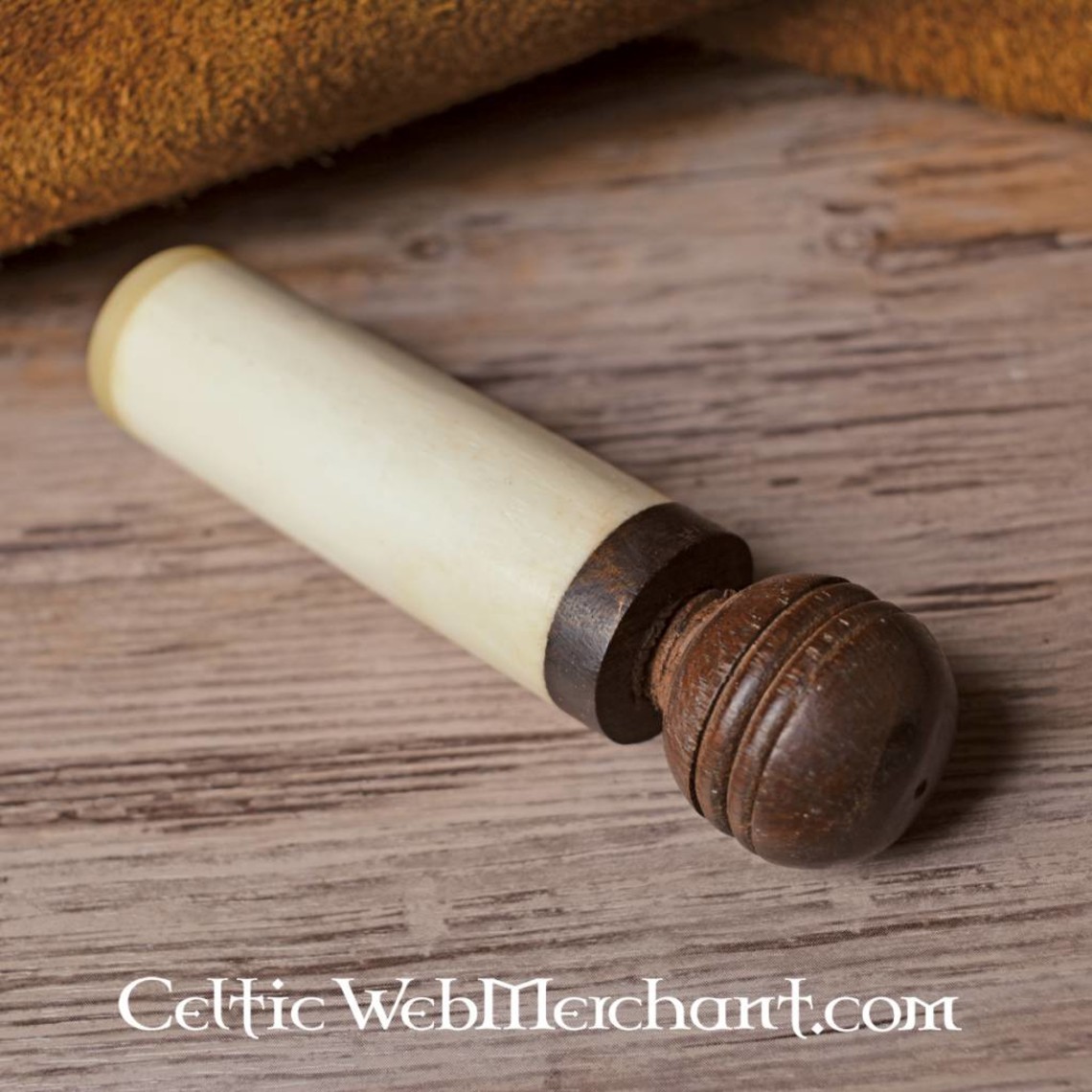 Medieval bone needle case - CelticWebMerchant.com