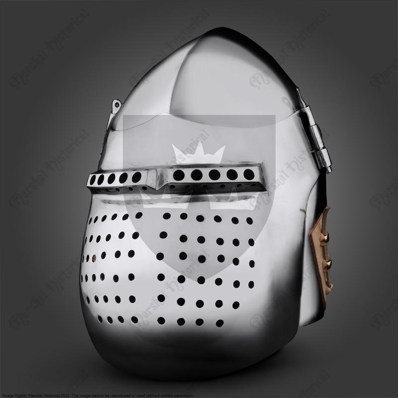 Bohurt bascinet 14th century - CelticWebMerchant.com