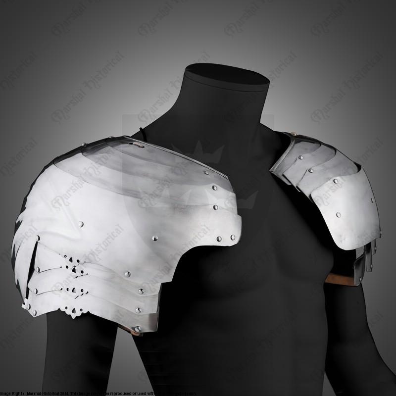 German pauldrons 1460-1500 - CelticWebMerchant.com