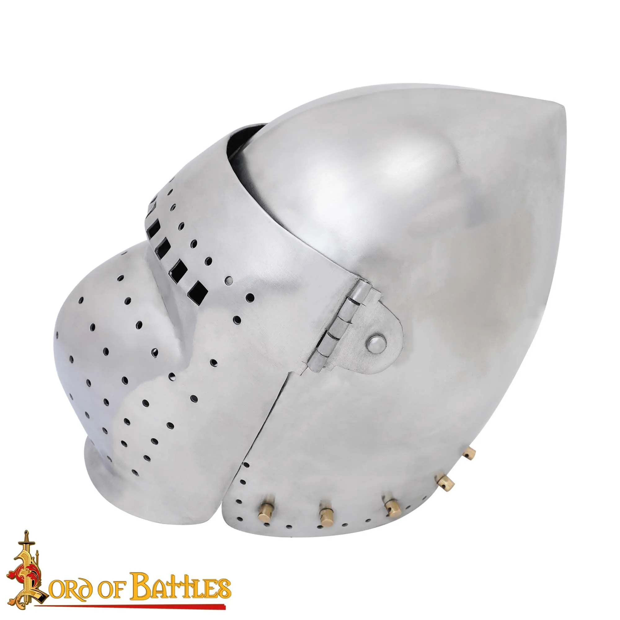 Battle-ready bascinet 2 mm - CelticWebMerchant.com