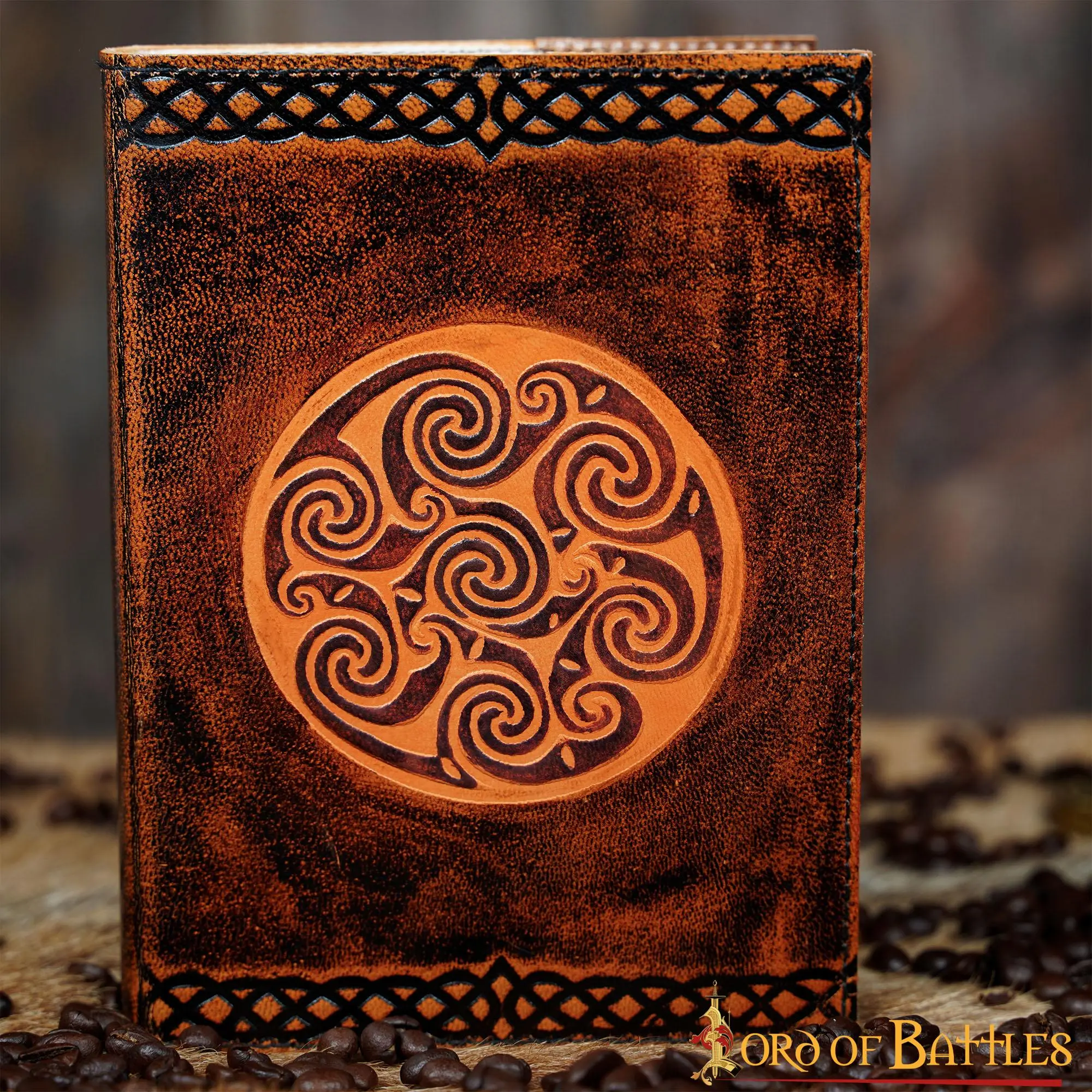 Celtic leather book - CelticWebMerchant.com