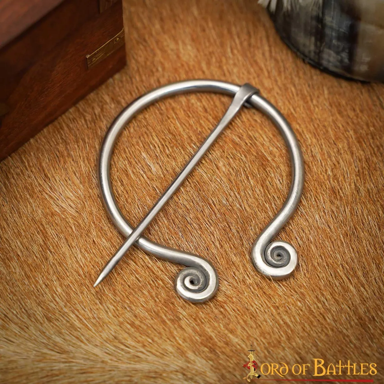 Horseshoe fibula, steel - CelticWebMerchant.com