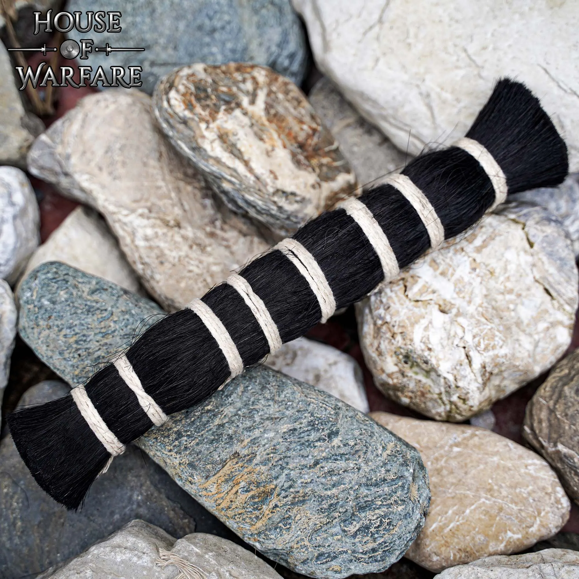 Crin de caballo, negro 34 cm - CelticWebMerchant.com