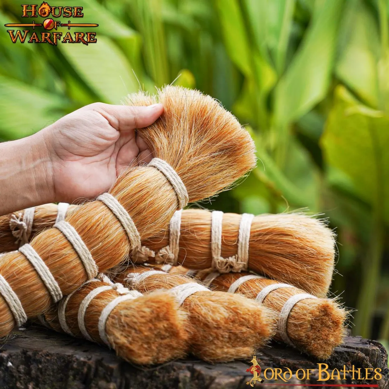 Crin de caballo, natural 34 cm - CelticWebMerchant.com