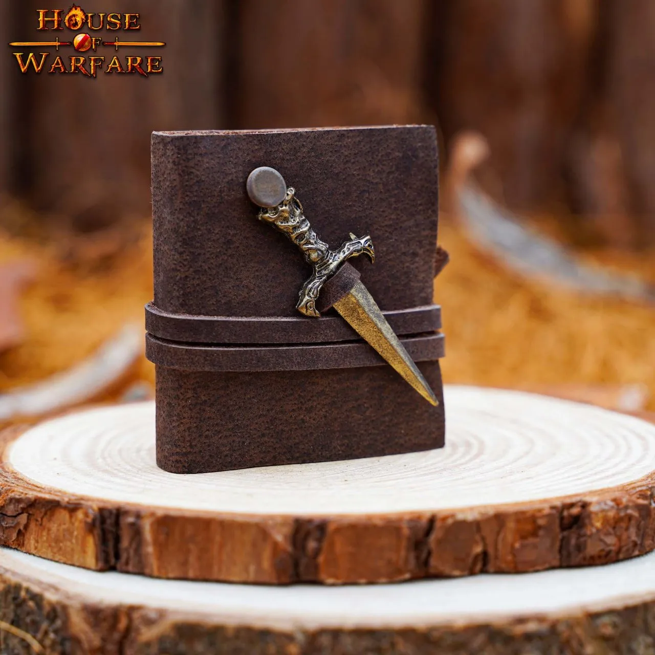 House of Warfare Mini Dagger Journal Handmade Leather Diary ...