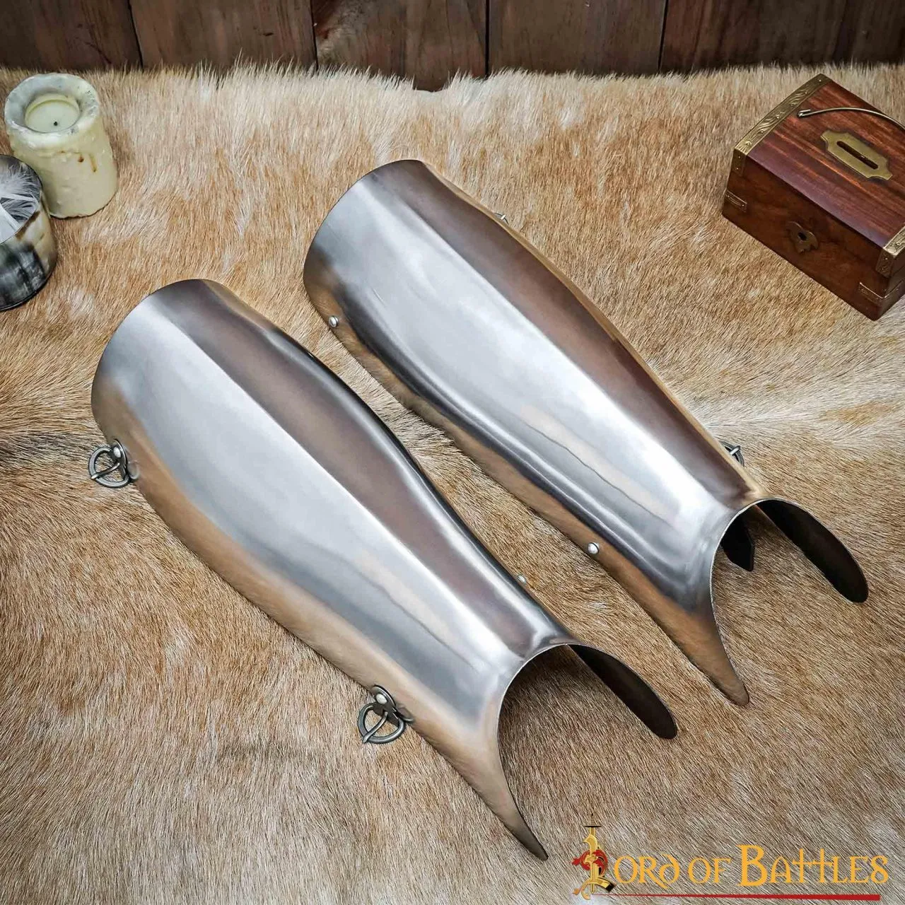 Late medieval greaves - CelticWebMerchant.com