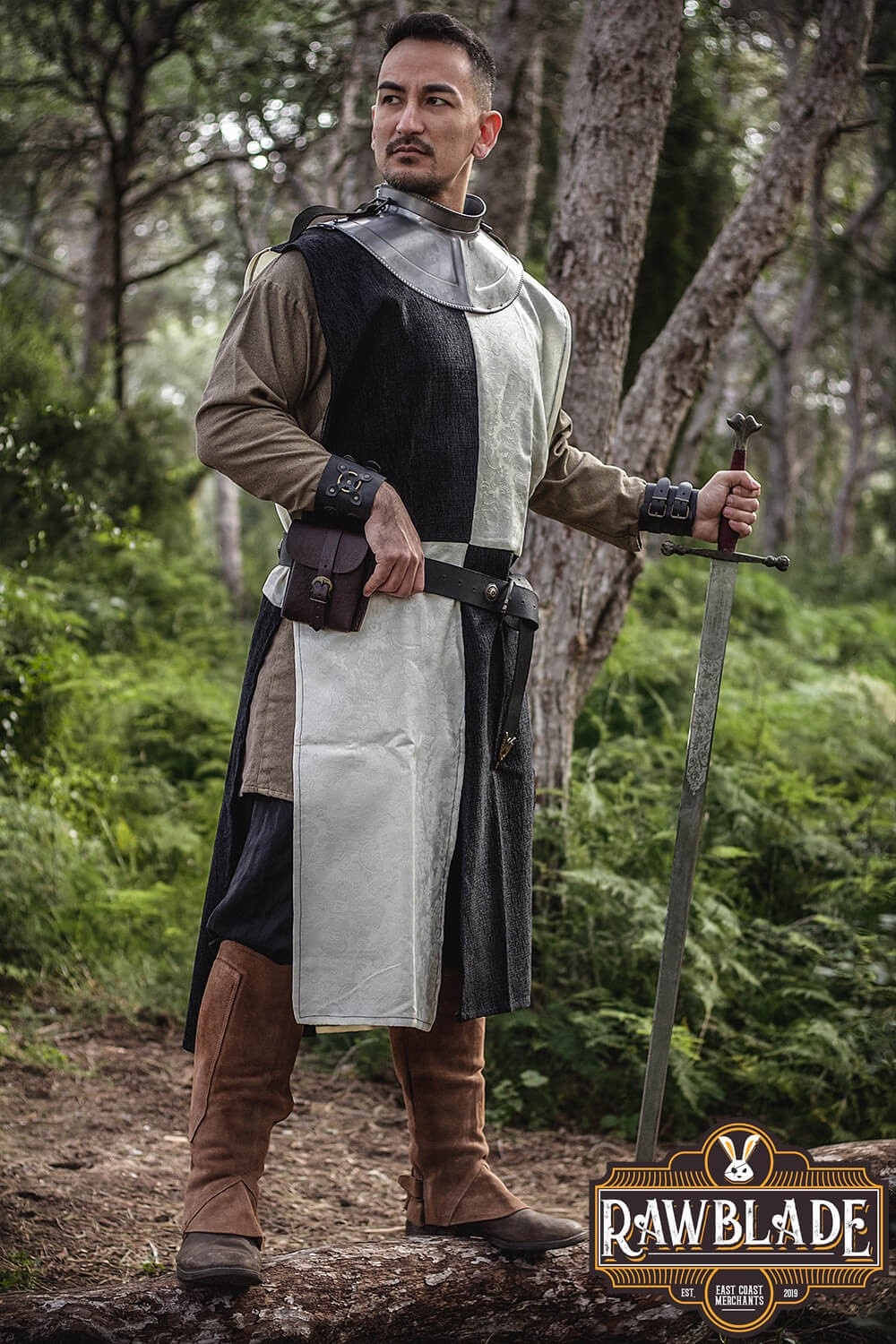 Rawblade Lawrence knight tabard Chessed - White - CelticWebMerchant.com