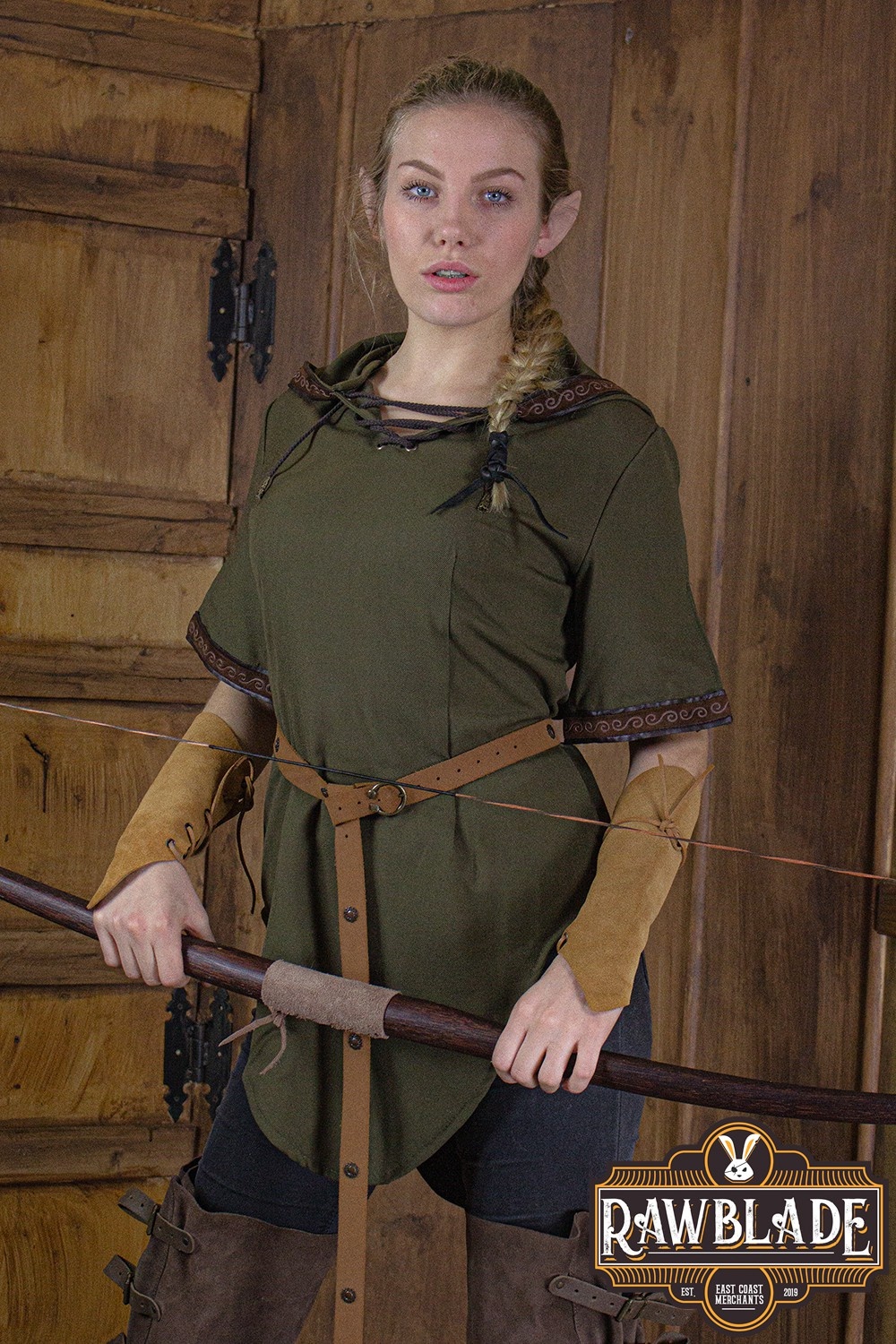 Rawblade Briannan Ranger Tunic Twill - Green - CelticWebMerchant.com