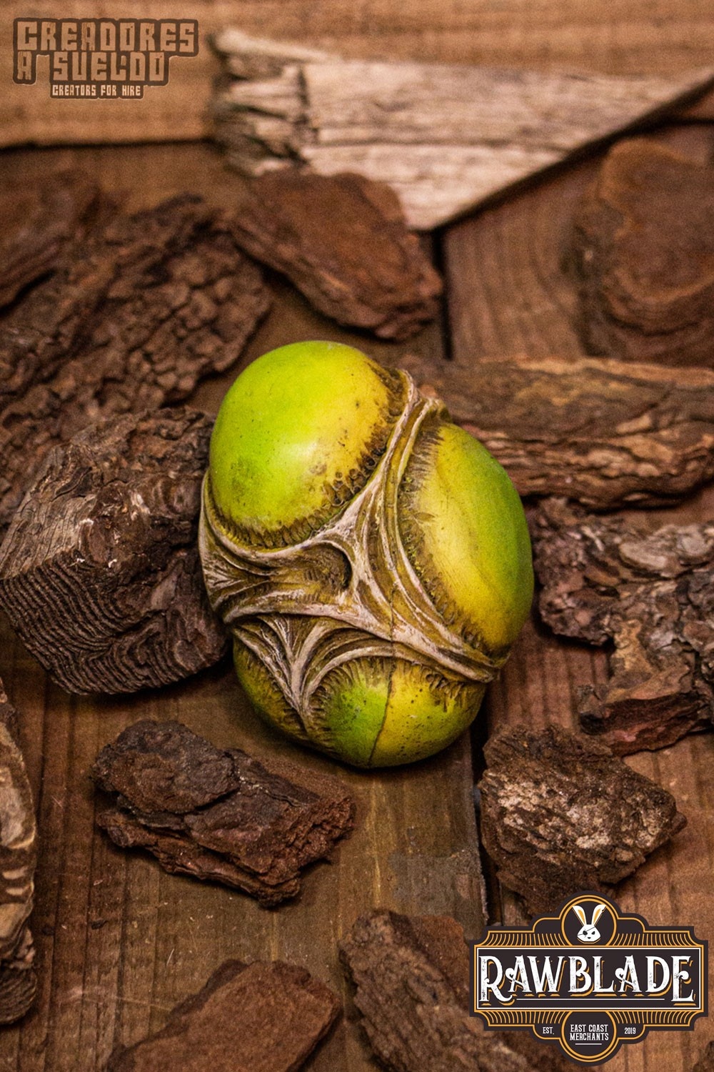 Rawblade Eldritch Egg - Green - CelticWebMerchant.com