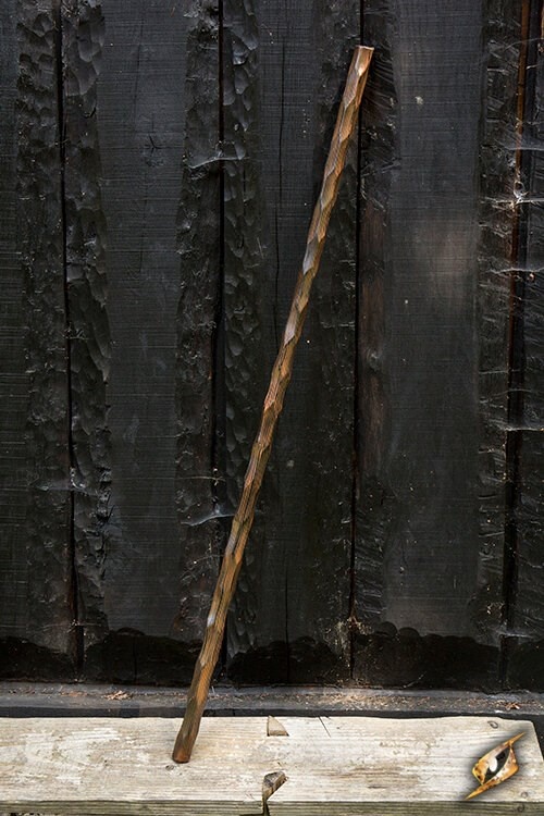 Wooden Quarterstaff, 150 cm, Foam Weapon - CelticWebMerchant.com