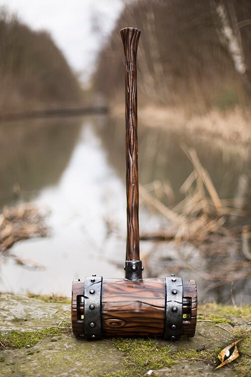LARP wooden warhammer - CelticWebMerchant.com
