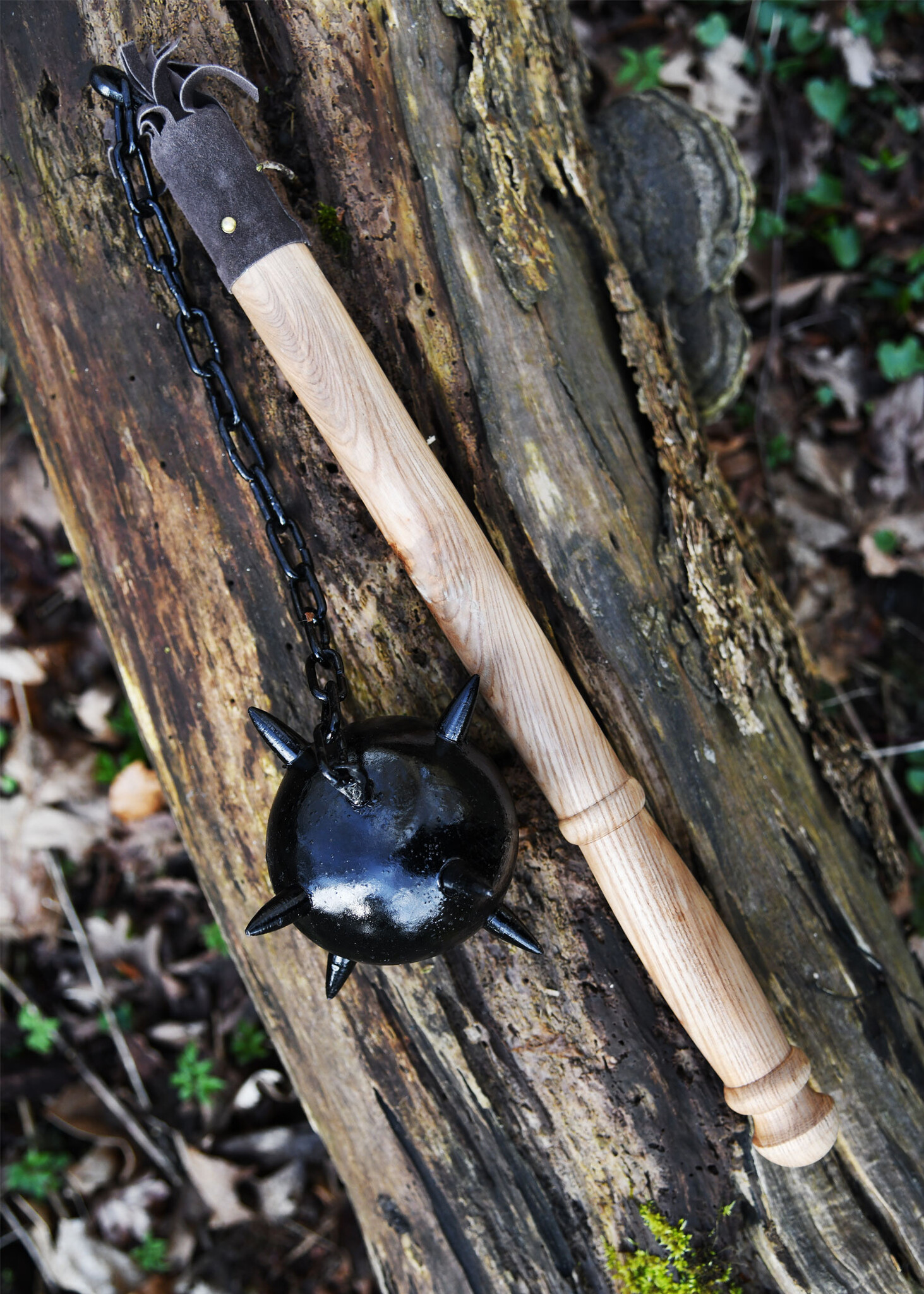 Flail with wooden ball - CelticWebMerchant.com