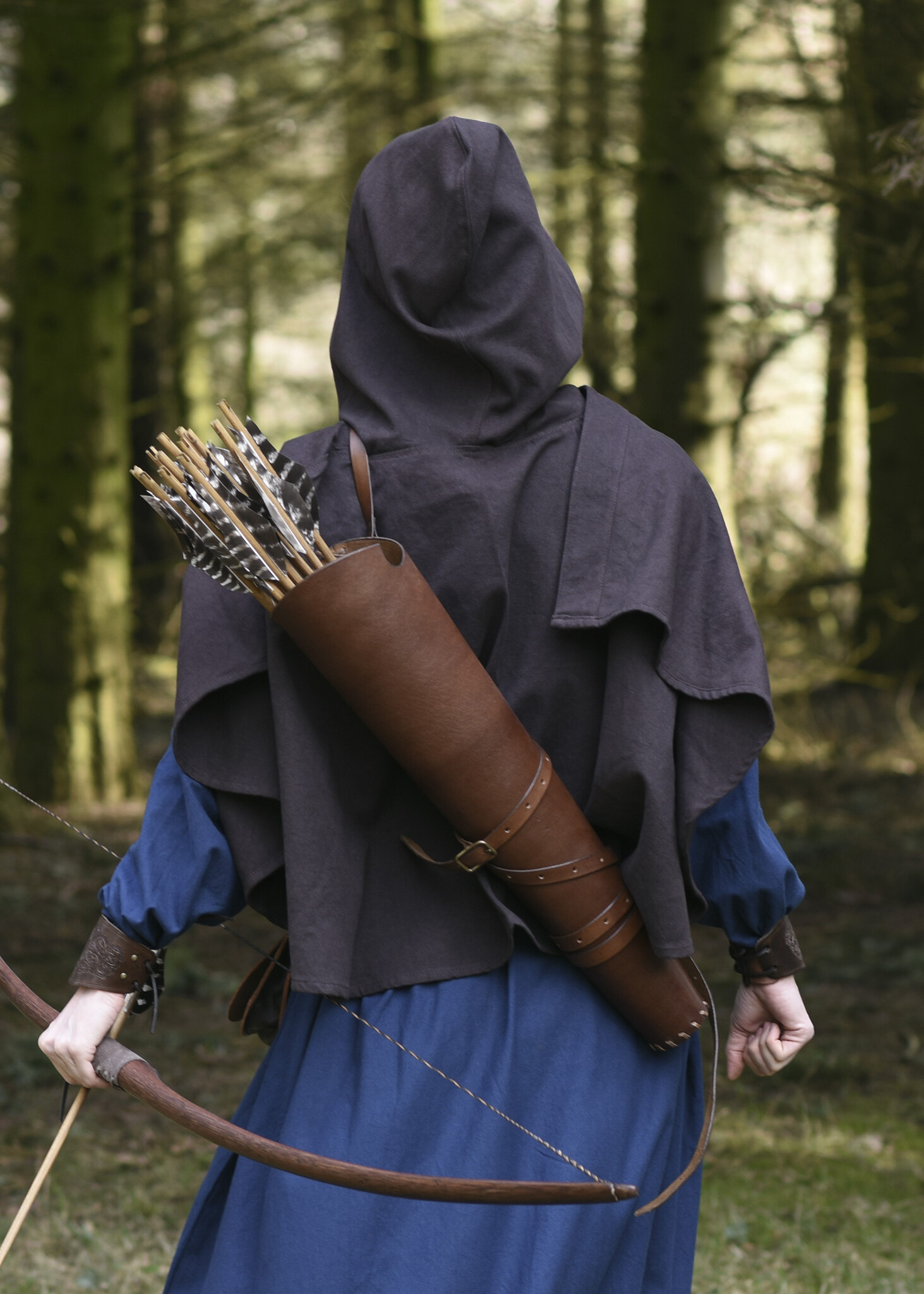 Dark brown quiver - CelticWebMerchant.com