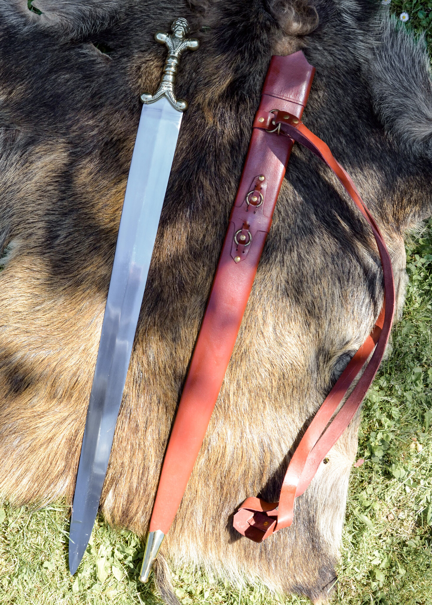 Celtic anthropomorphic sword - CelticWebMerchant.com