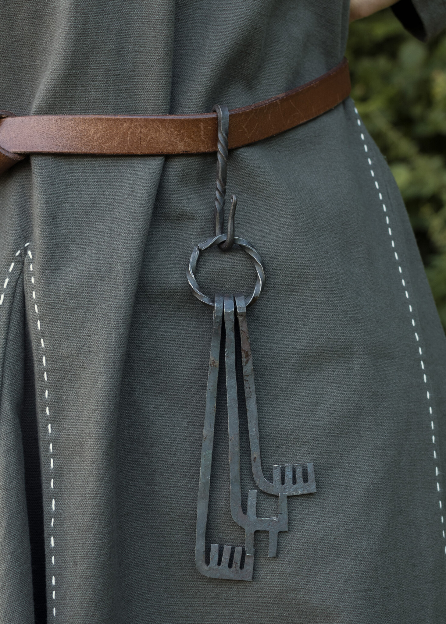 Hand-forged Steel Belt Hook - CelticWebMerchant.com