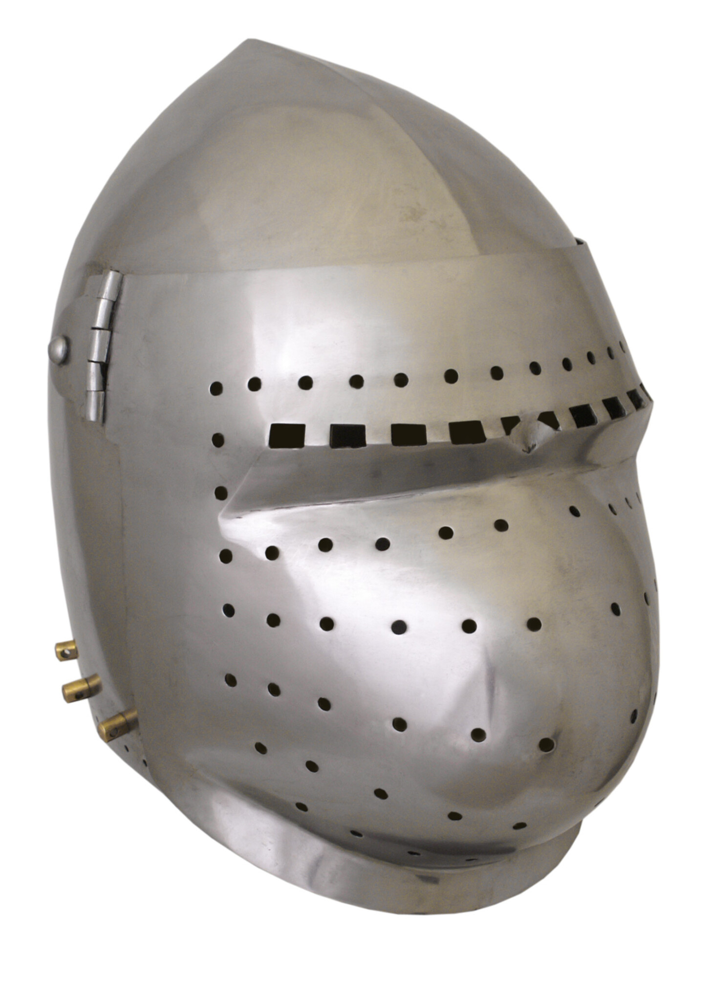 Battle-ready closed bascinet - CelticWebMerchant.com