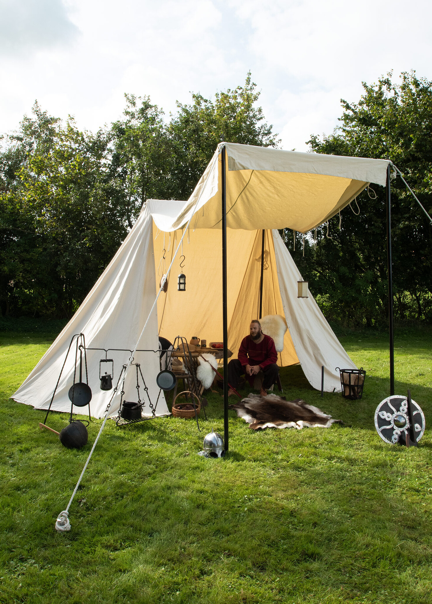 Saxon market tent 4 x 6 m - CelticWebMerchant.com
