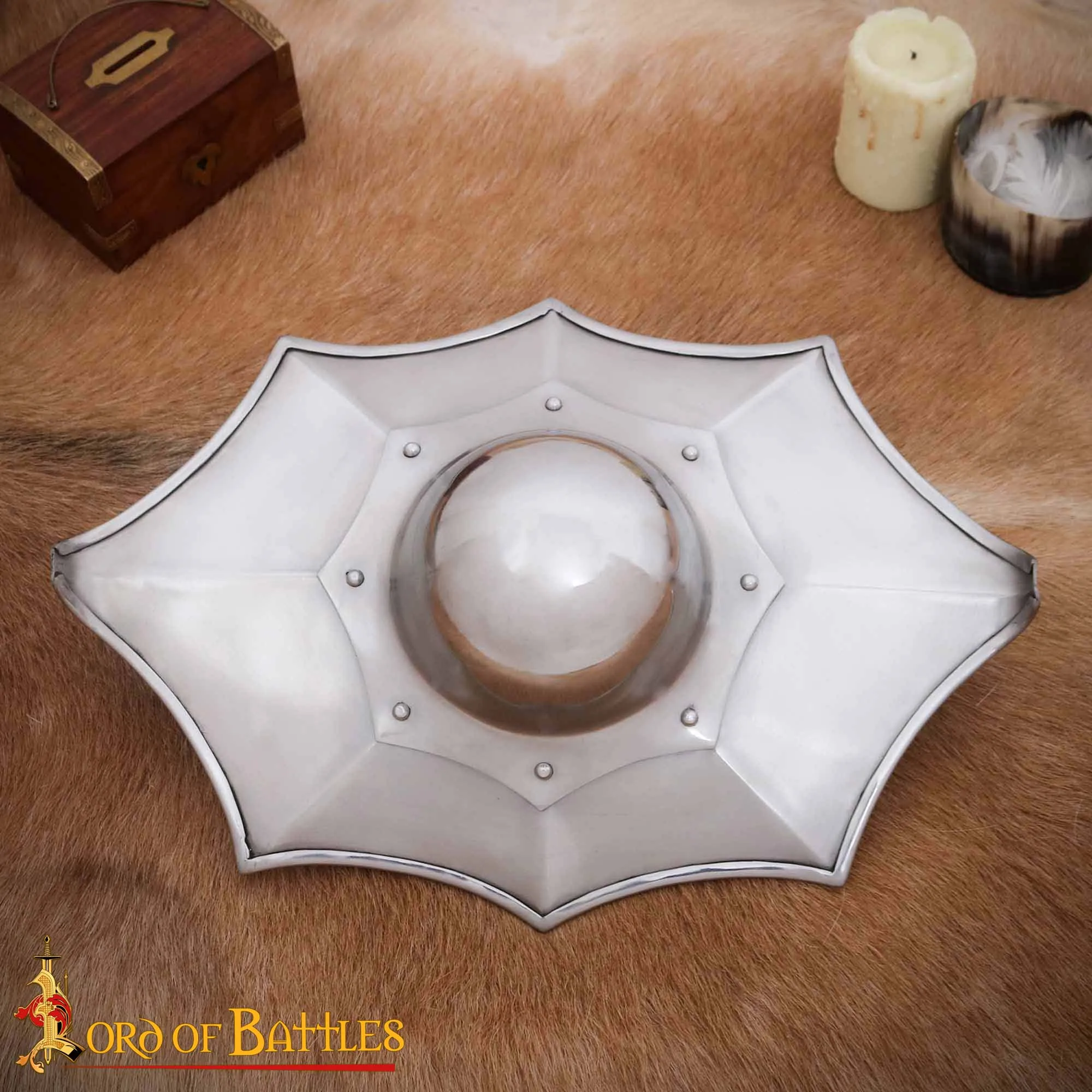 Lord of Battles Medieval Talhoffer Dark Buckler Shield Fencing ...