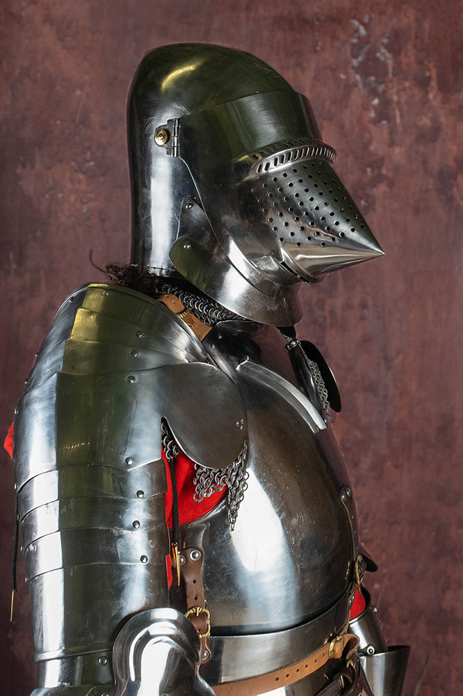 Hounskull bascinet 1420 - CelticWebMerchant.com