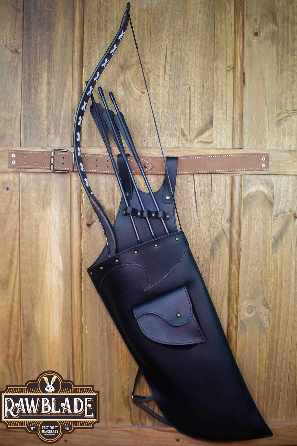 Rawblade Steppe Explorer Quiver - Black - CelticWebMerchant.com