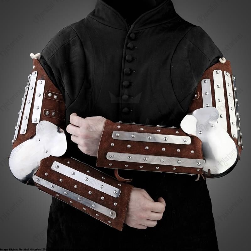 Leather arm pieces 14th century - CelticWebMerchant.com