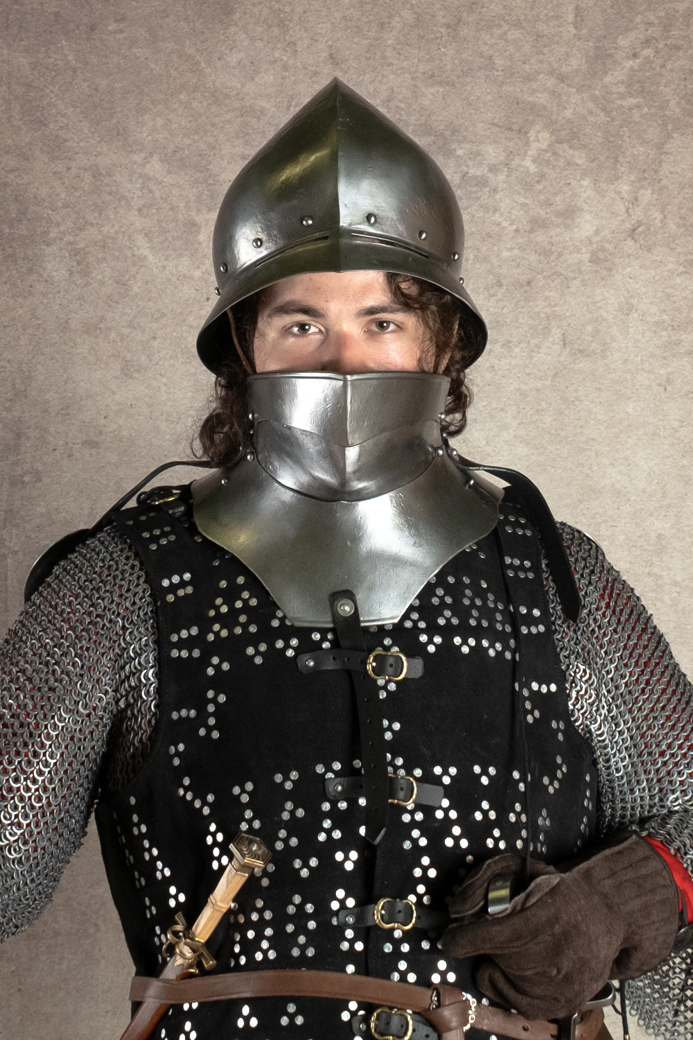 15de eeuwse gorget, ongepolijst - CelticWebMerchant.com