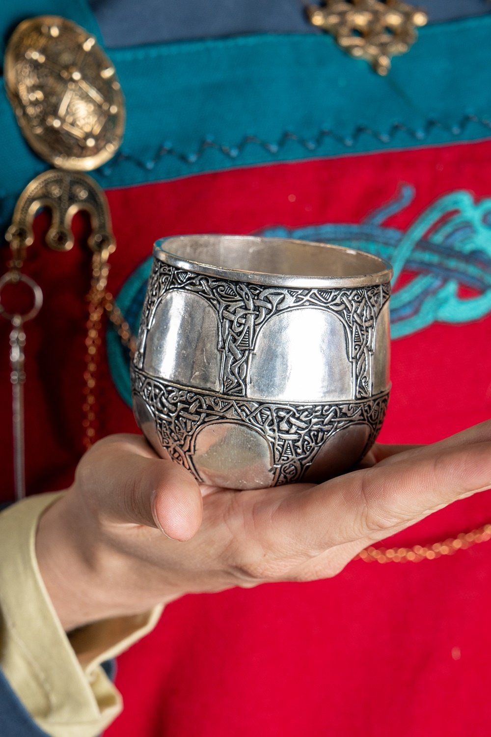 Viking cup from Fejø, silvered - CelticWebMerchant.com