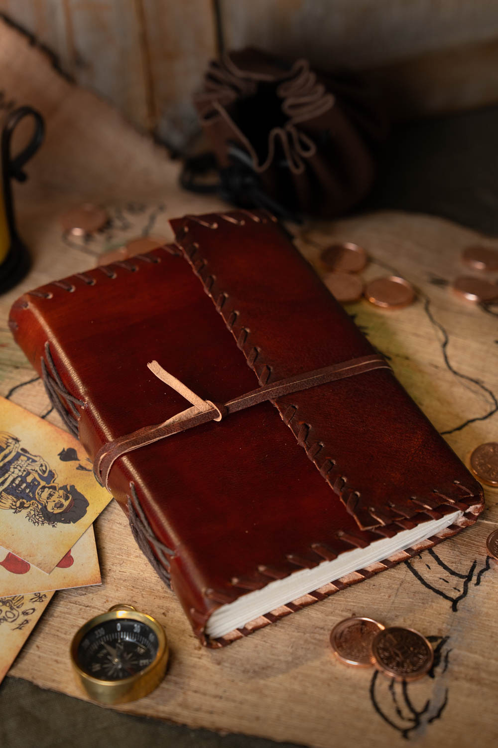 Leather journal Bard - CelticWebMerchant.com